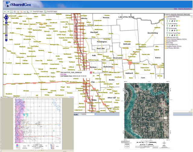 2009 - Red River Valley Flooding Response | SharedGeo